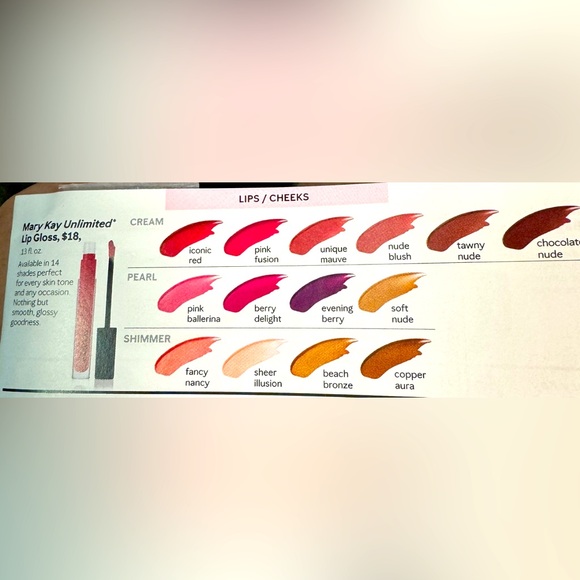 Mary Kay | Makeup | Mary Kay Unlimited Lip Gloss Pink Ballerina | Poshmark